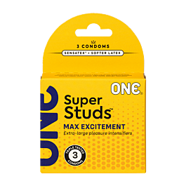 ONE Super Studs 3 шт Секс шоп Полуничка