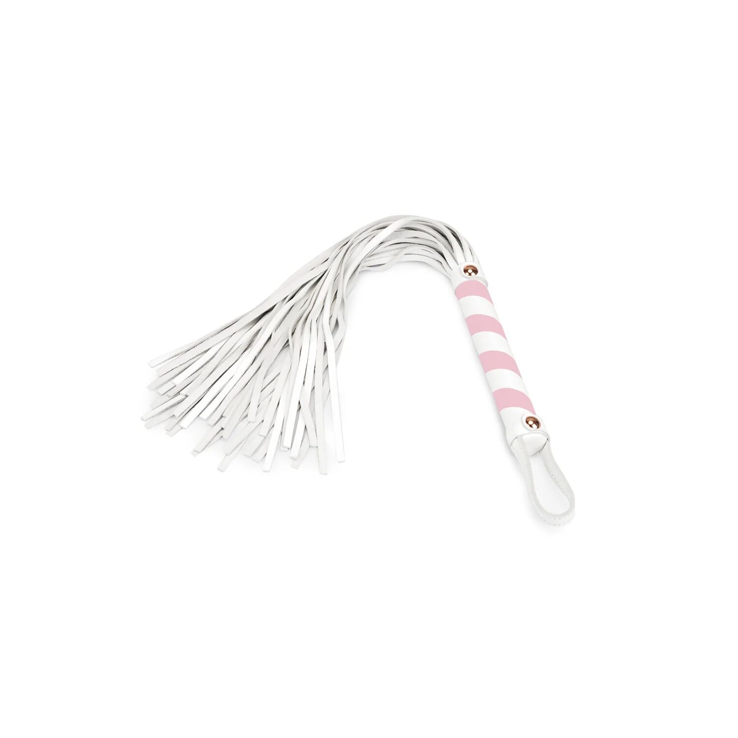 Флогер Liebe Seele White & Pink Leather Flogger Секс шоп Полуничка